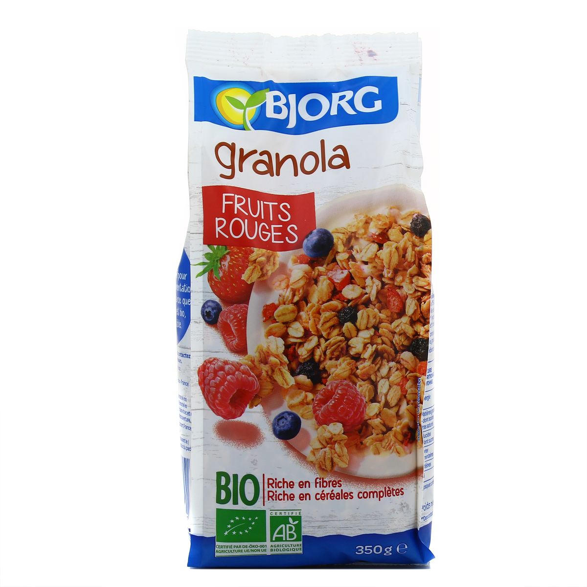 Livraison à domicile Bjorg Granola Fruits Rouges bio, 350g