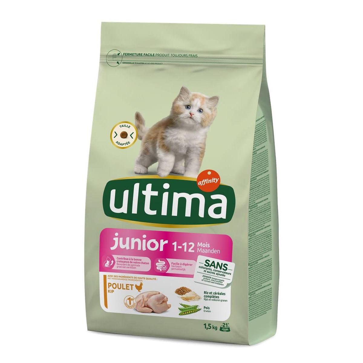 Achat / Vente Affinity - Ultima Croquettes Poulet pour chaton, 1,5kg