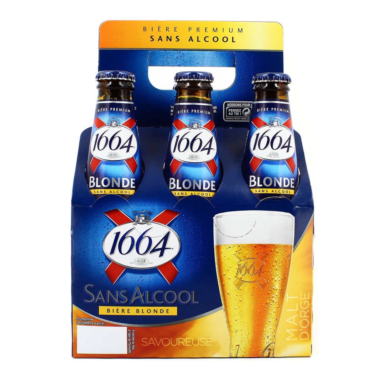 Livraison à domicile Promotion 1664 Bière blonde 0.00°, 6x25cl