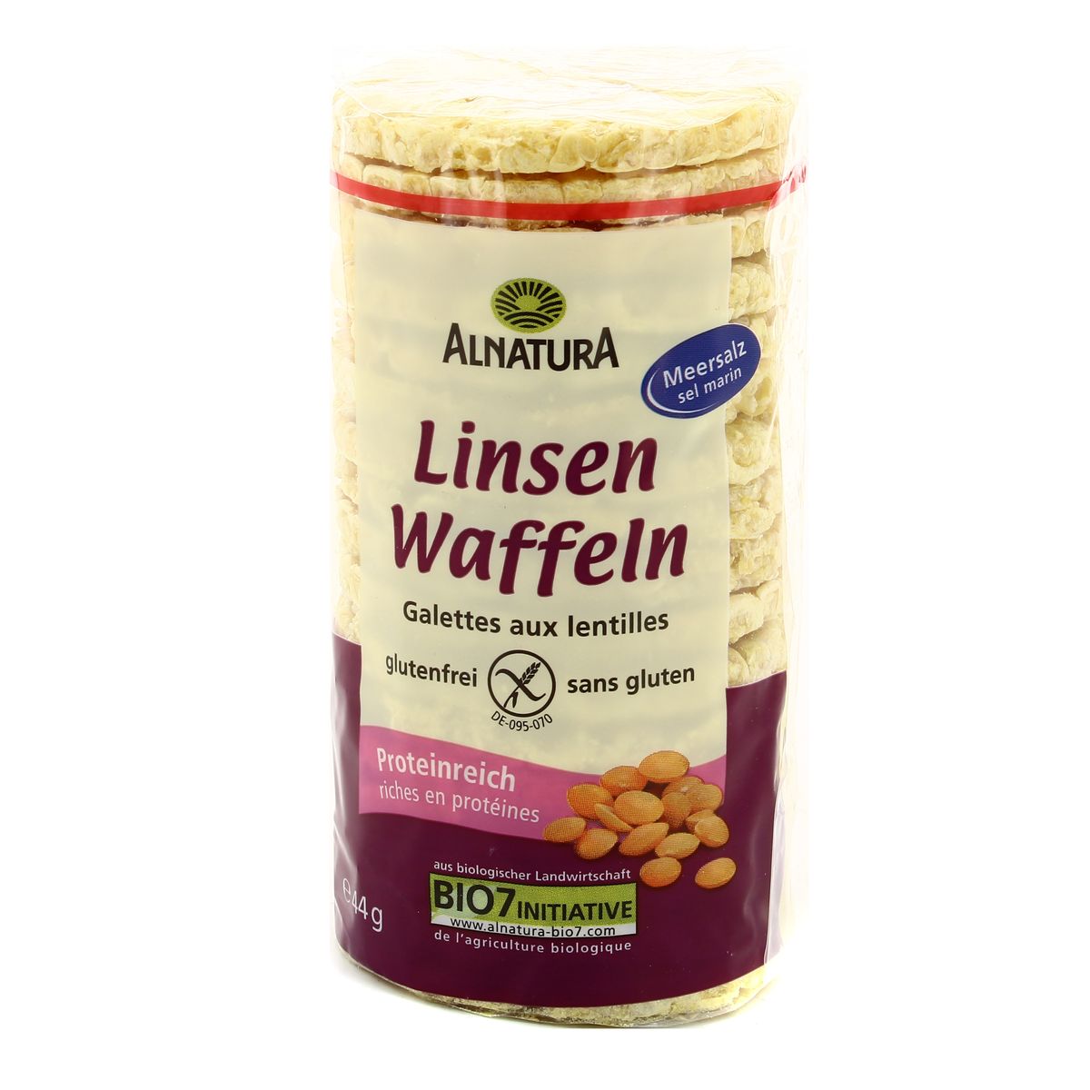 Livraison à domicile Alnatura Galette Lentilles Bio, 44g