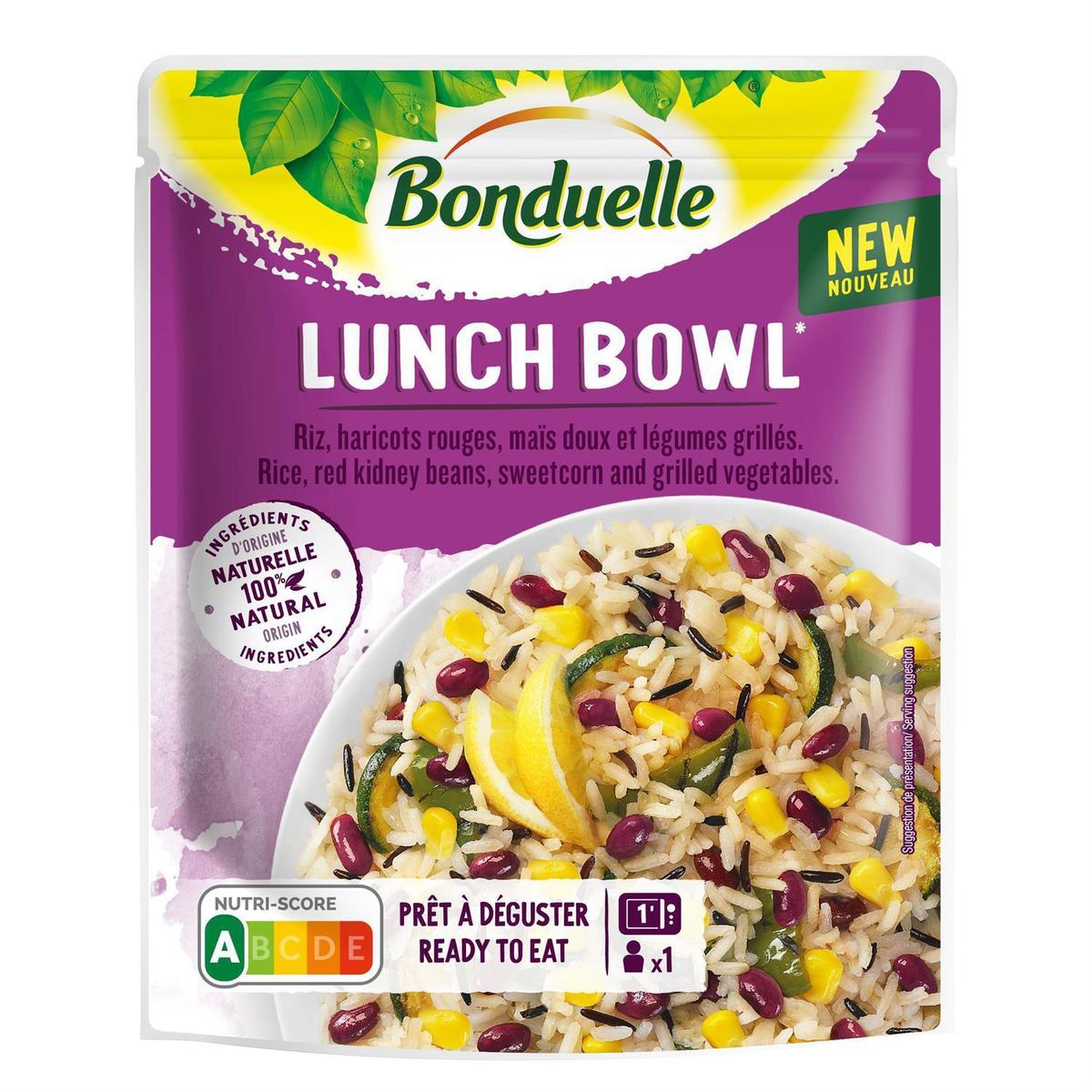 Bonduelle Lunch Bowl - Riz, Haricots rouges, Maïs, Légumes grillés