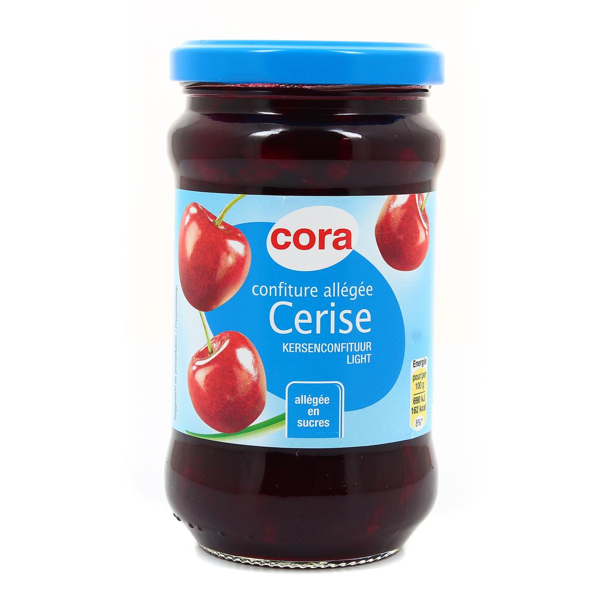 Livraison à domicile Cora Confiture allégée de cerise, 335g