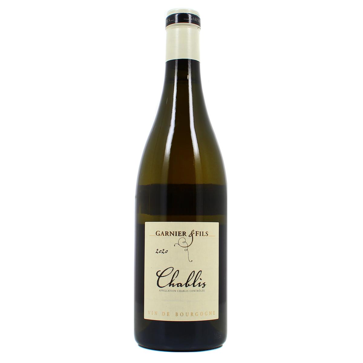 Livraison à domicile Chablis AOC Domaine Garnier, 75cl