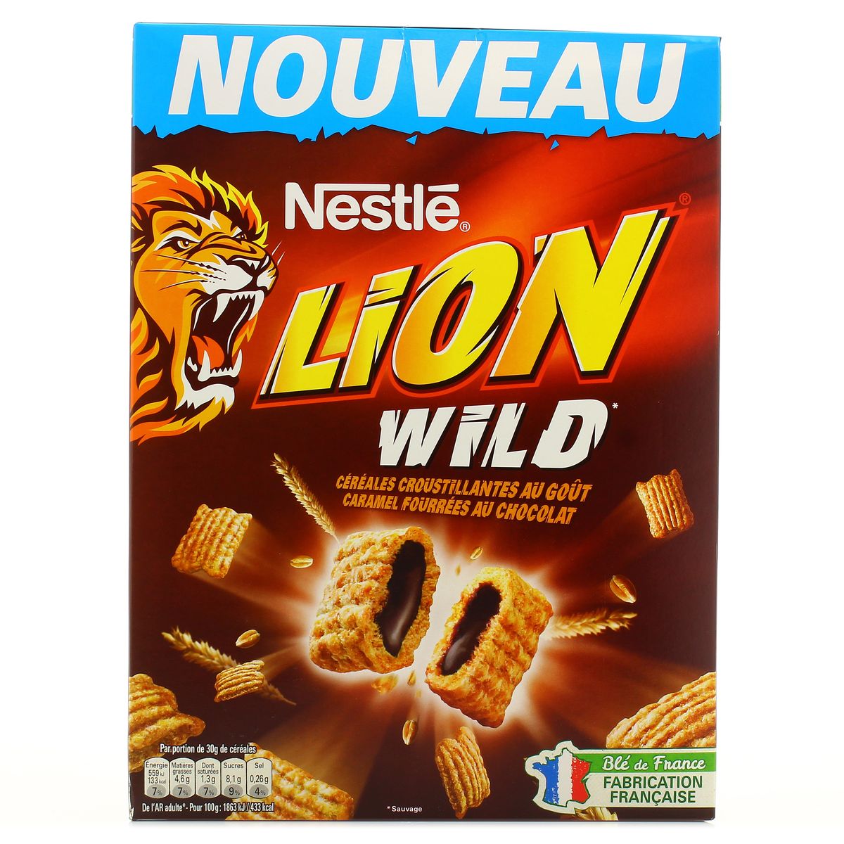Livraison à domicile Nestlé Lion wild céréales croustillantes, 410g