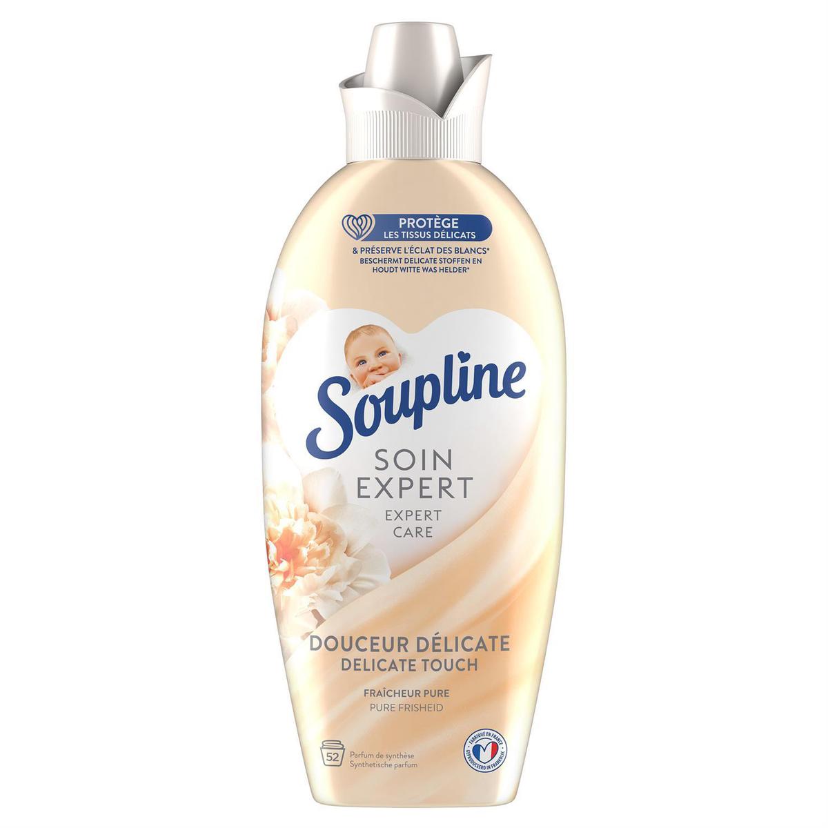 Soupline Adoucissant 3D Douceur Délicate Fraîcheur Pure Soin Expert