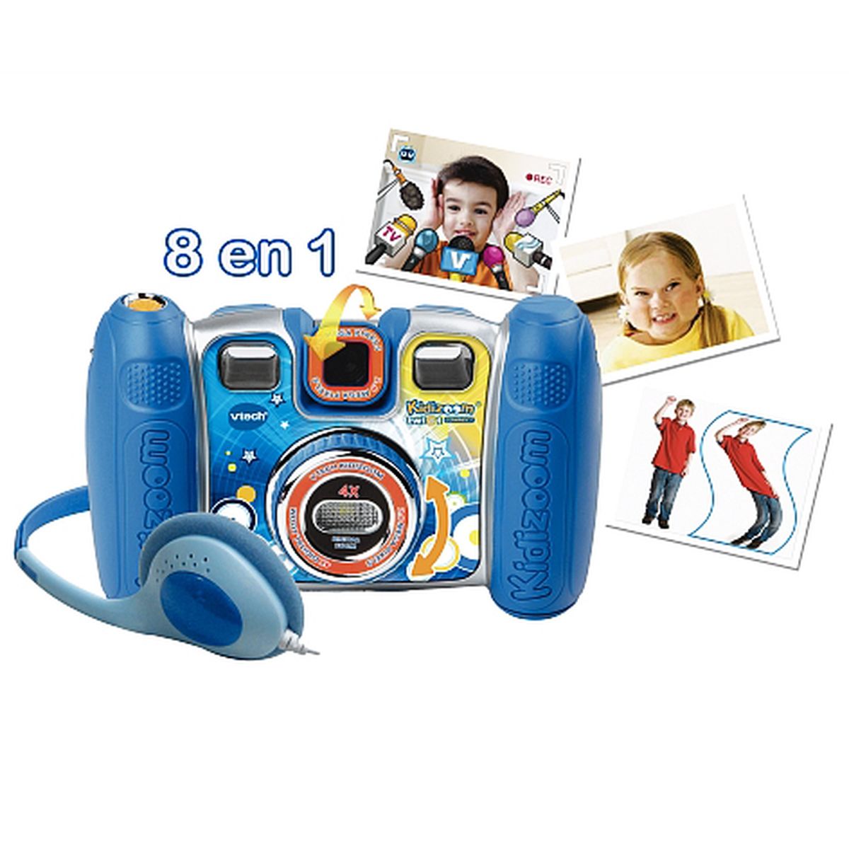 Livraison à domicile Vtech Appareil photo- Kidizoom twist connect bleu