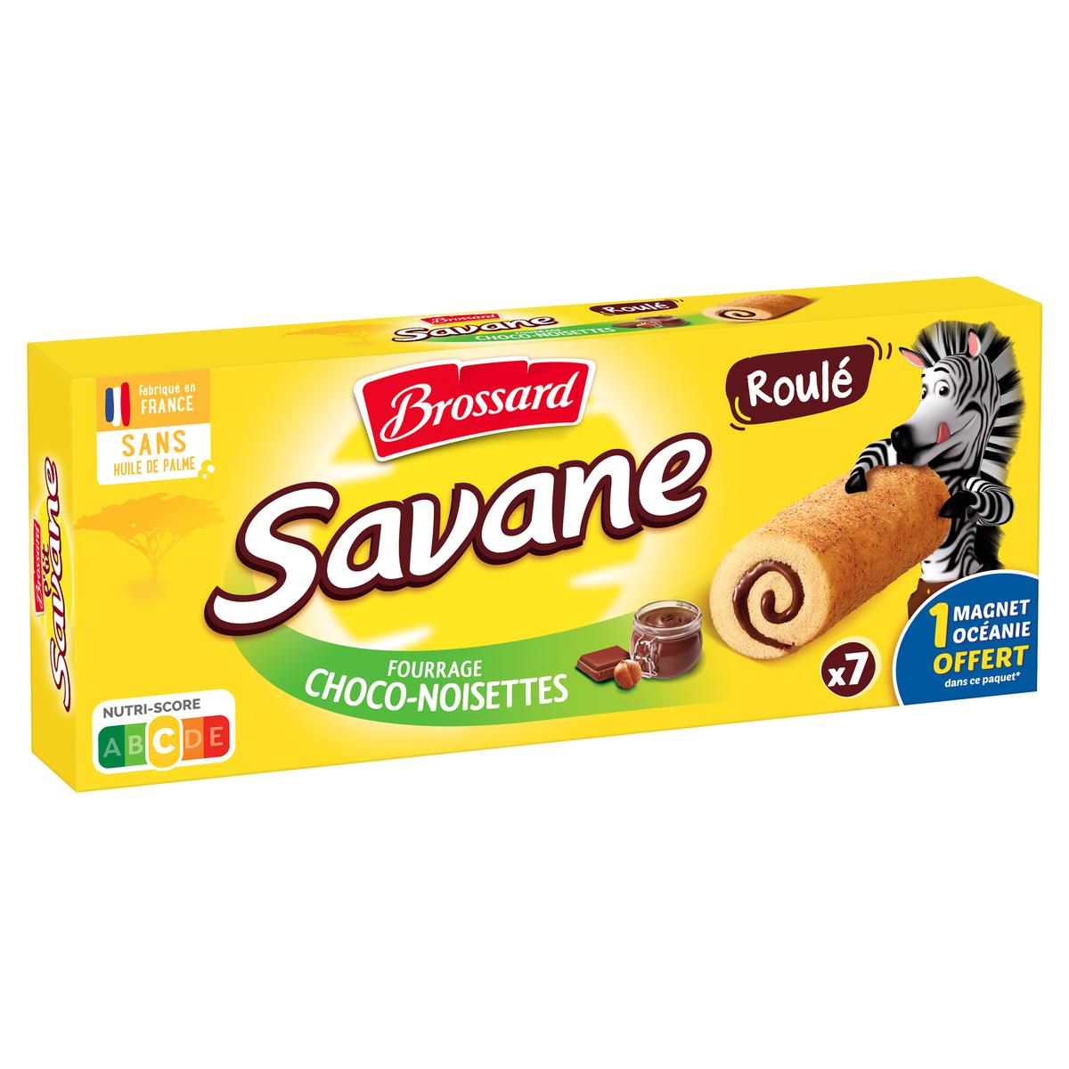Achat / Vente Brossard Gâteau roulé fourré chocolat noisettes x7, 175g