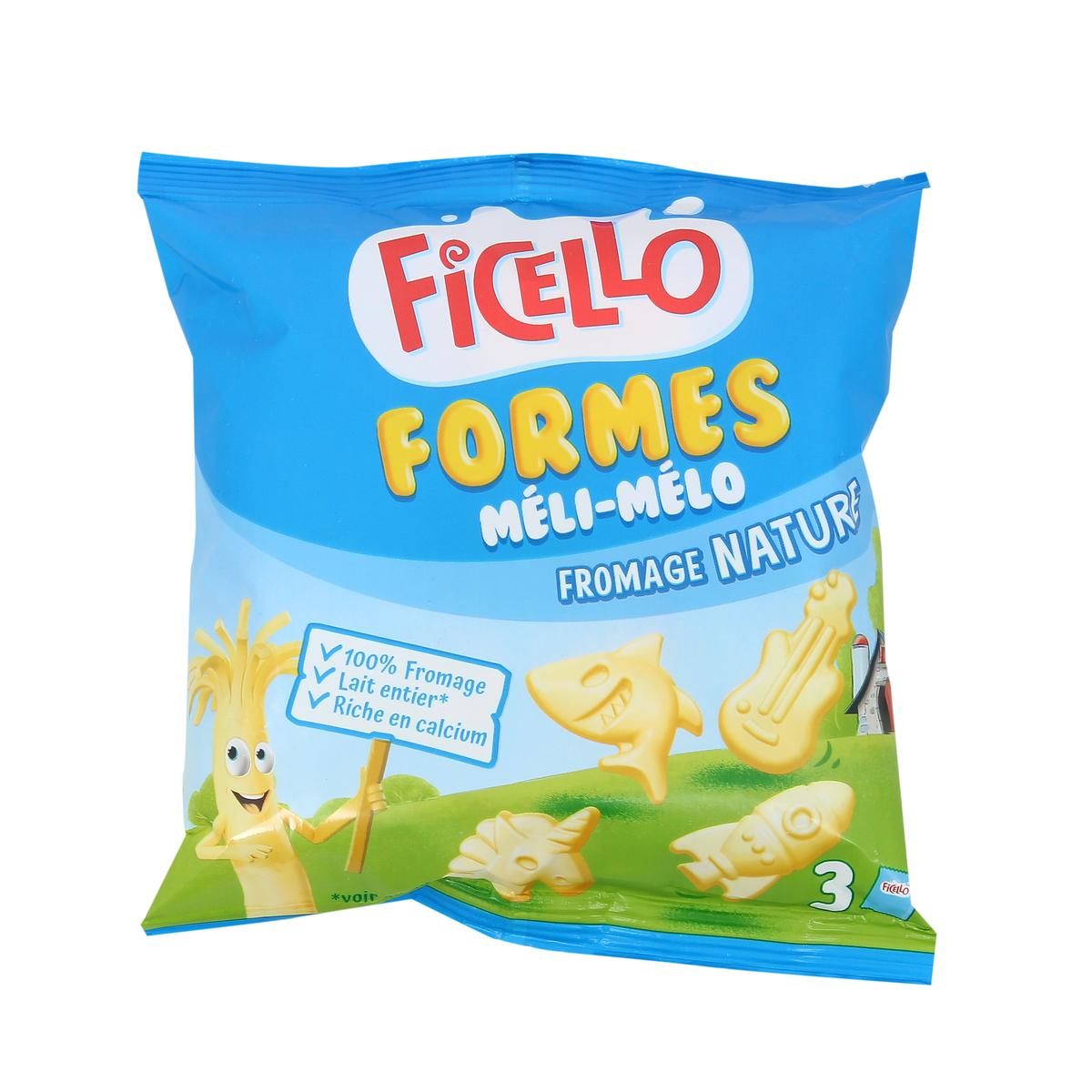 Livraison à domicile Ficello Formes Nature x3, 68g