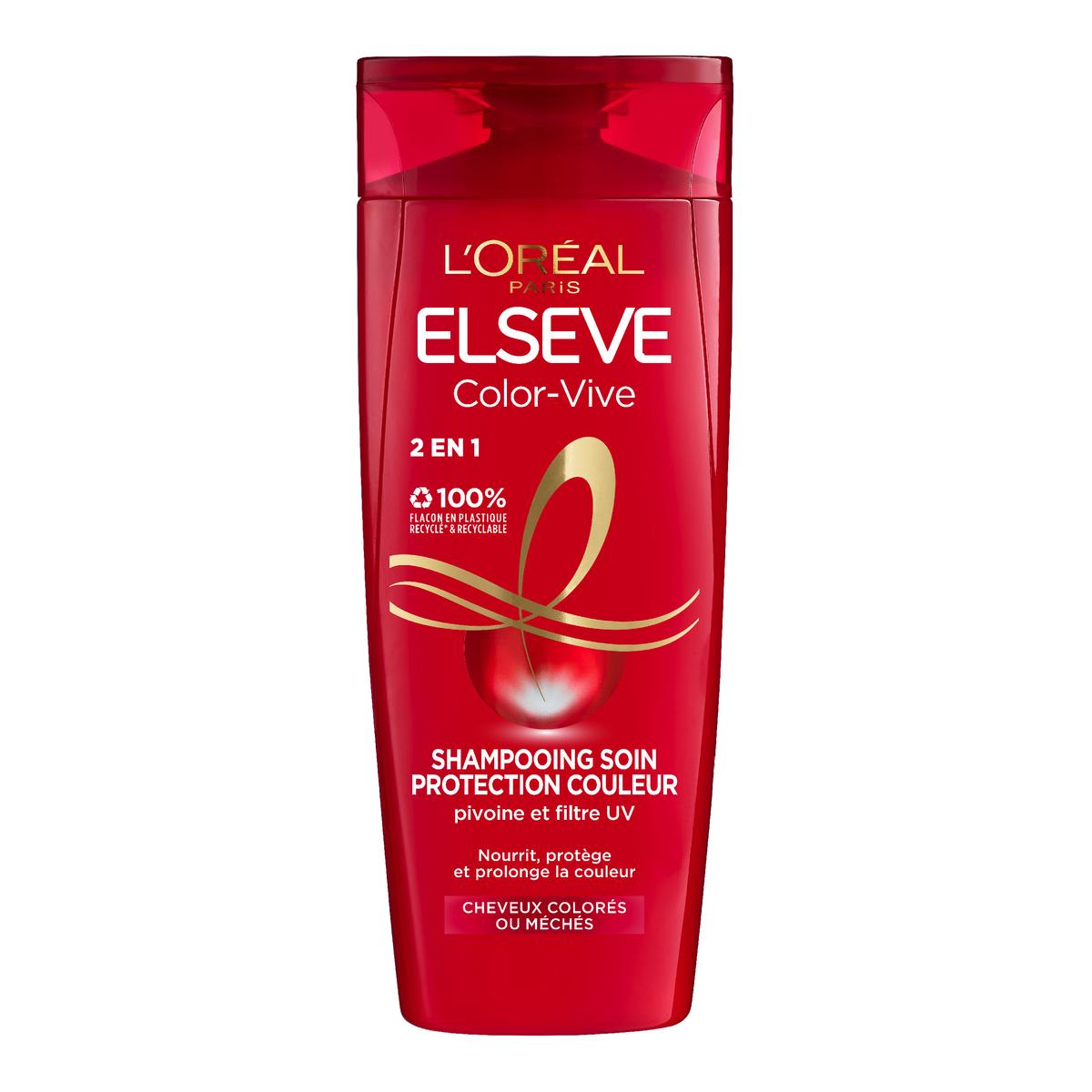 Livraison à domicile Elsève Shampooing soin 2en1 color vive, 300ml