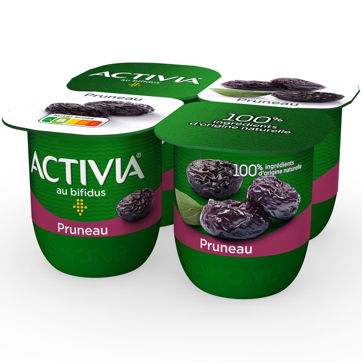 Livraison à domicile Activia Pruneaux, 4x125g