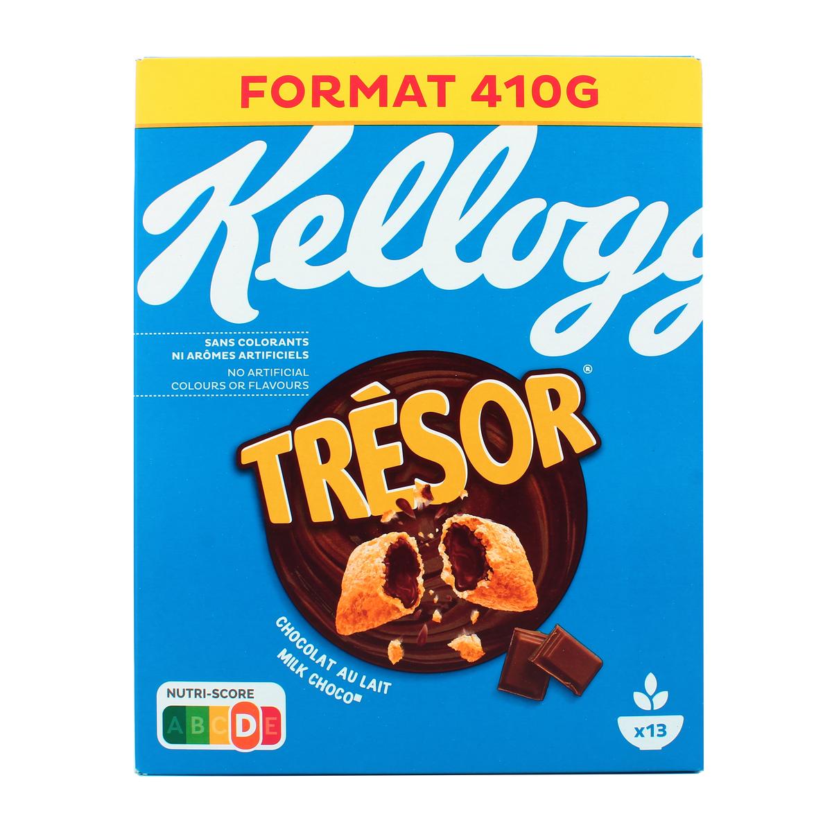 Achat / Vente Kellogg's Céréales Trésor goût chocolat au lait, 410g