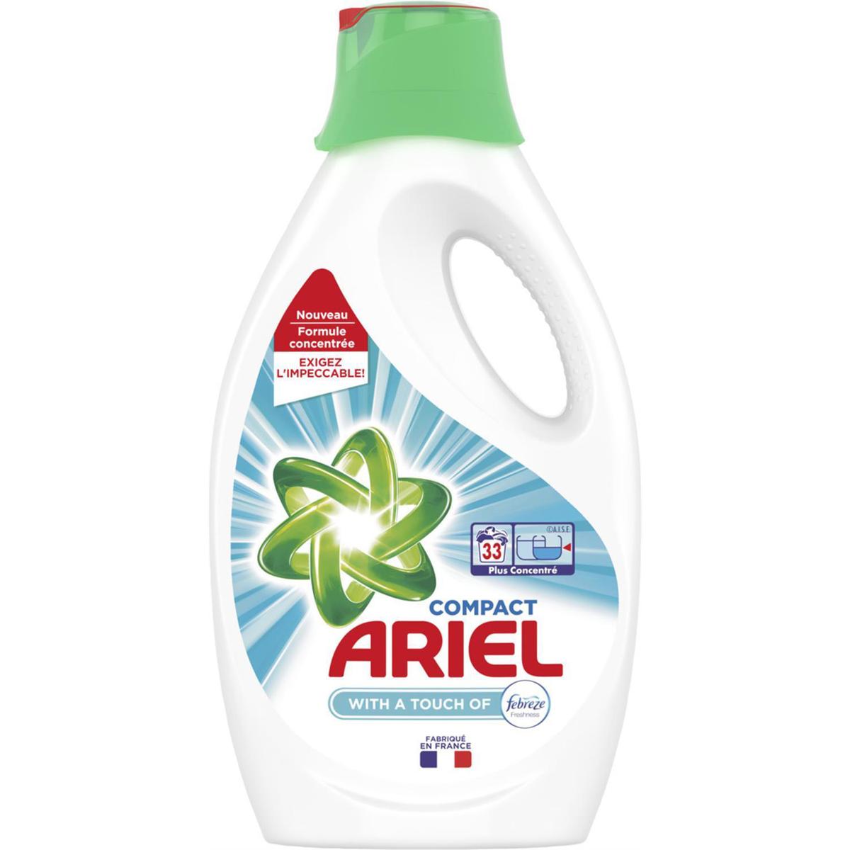 Achat / Vente Ariel Lessive liquide - Fébreze - 33 lavages, 1,815L
