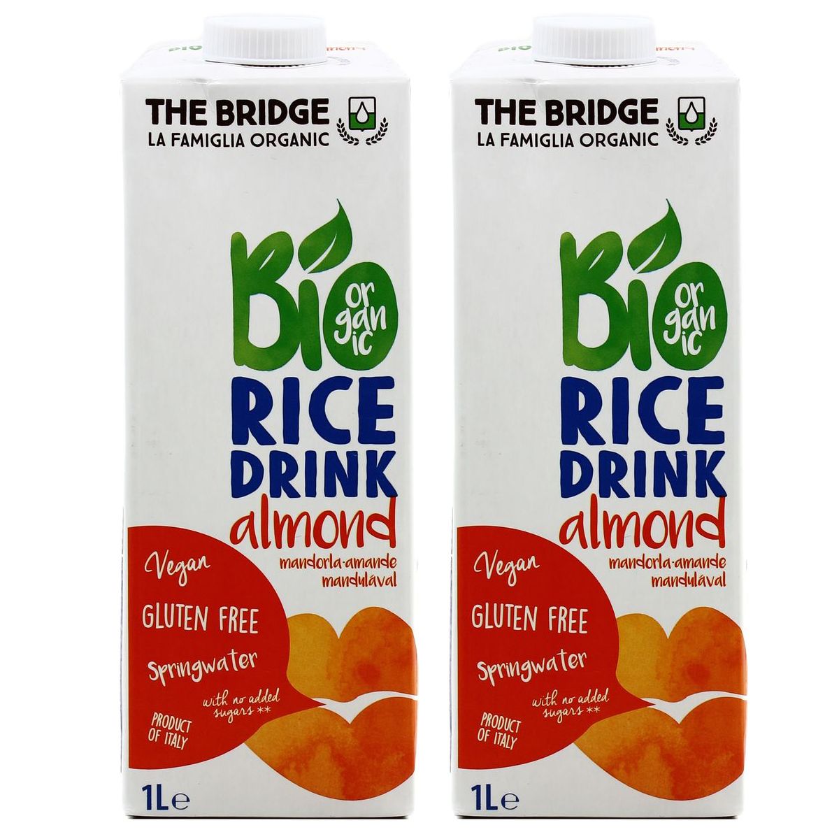 Achat Promotion The Bridge Boisson de riz bio à l'amande, Lot de 2x1L