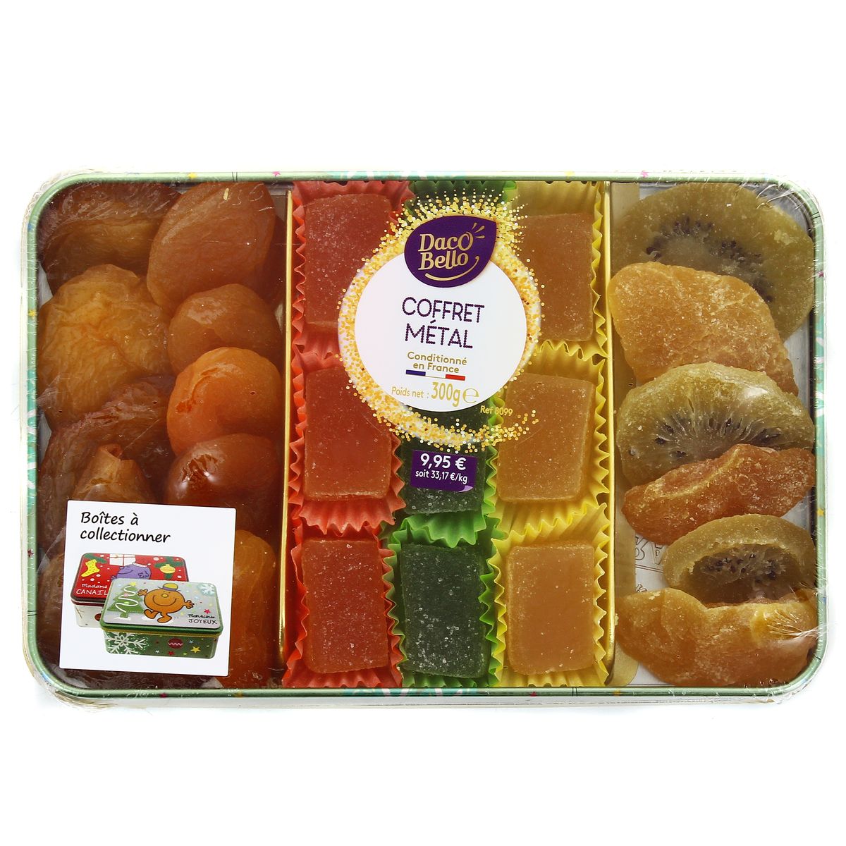 Acheter Daco Bello Coffret métal pâte de fruits et fruits sec, 300g