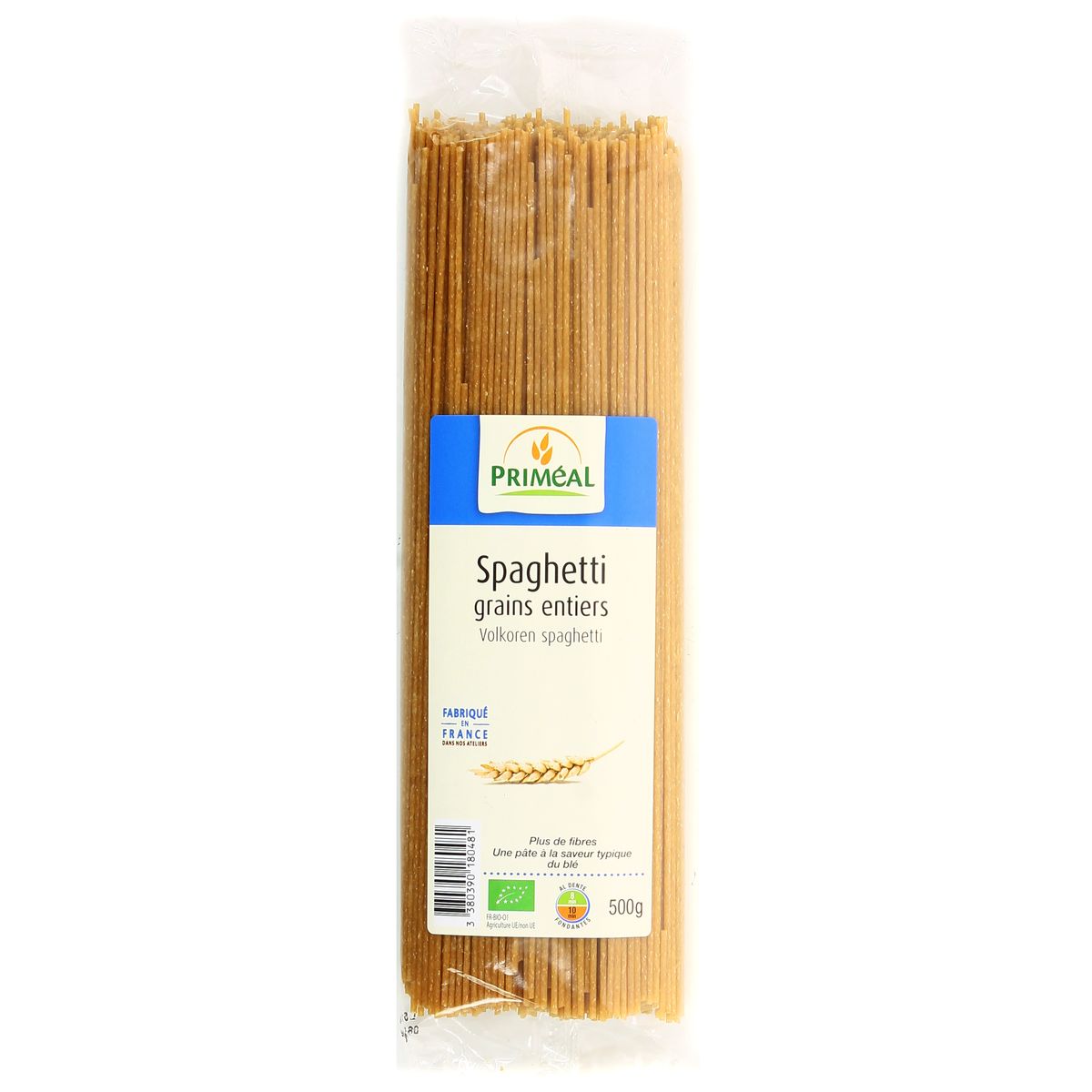 Livraison à domicile Priméal Spaghetti complet, bio, 500g