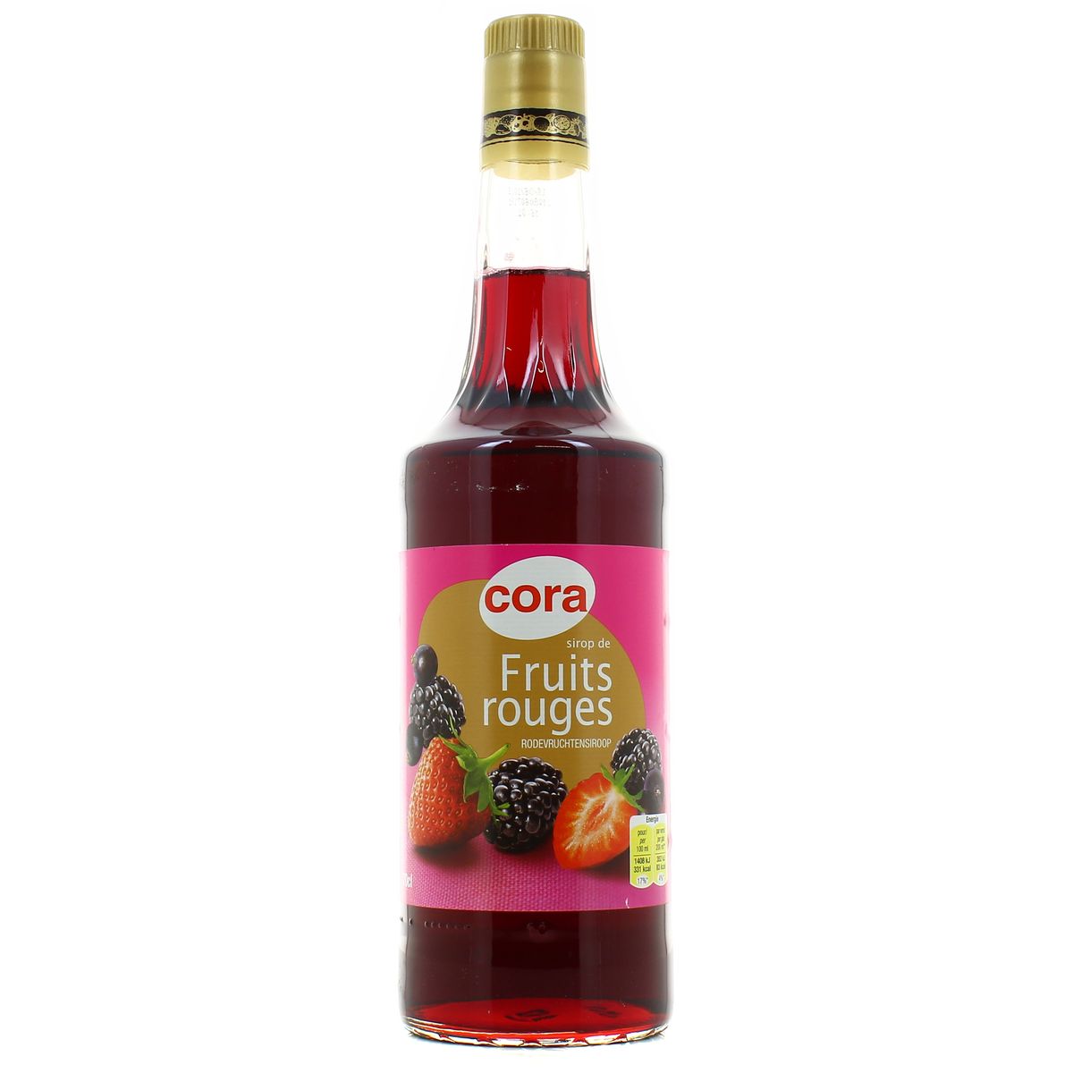 Livraison à domicile Cora Sirop de fruits rouges, 70cl