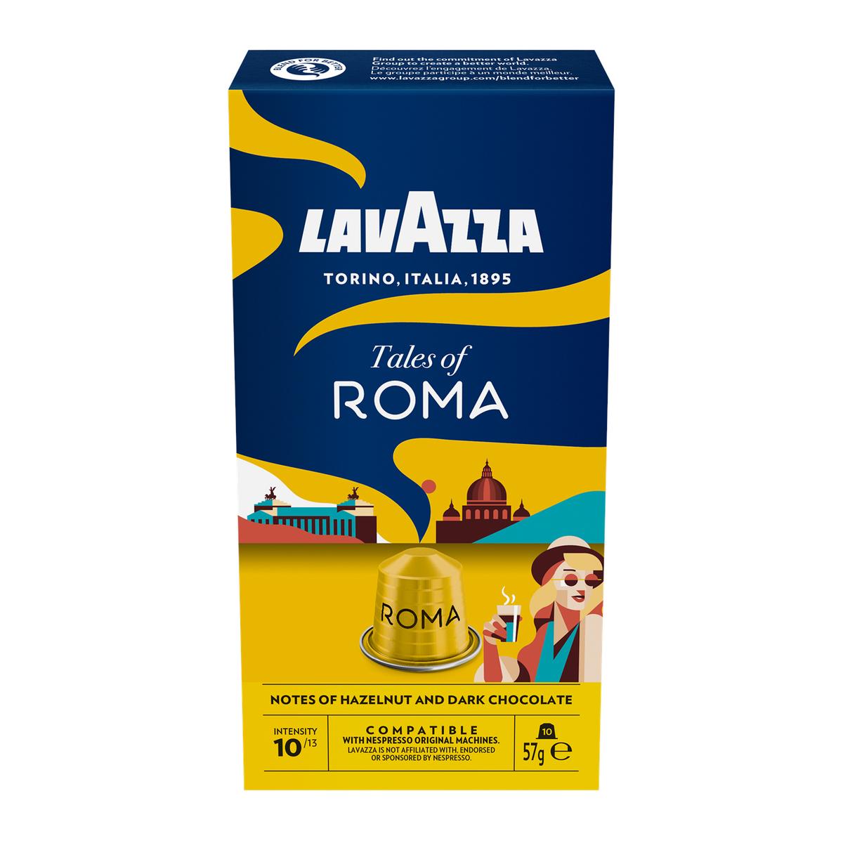 Livraison à domicile Lavazza Café Roma dosette, 10 capsules