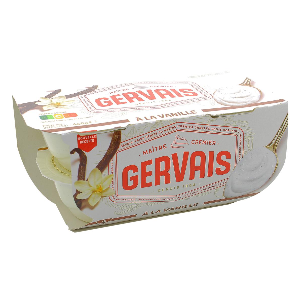 Acheter Charles Gervais de Danone Yaourt Onctueux à la vanille, 4x115g
