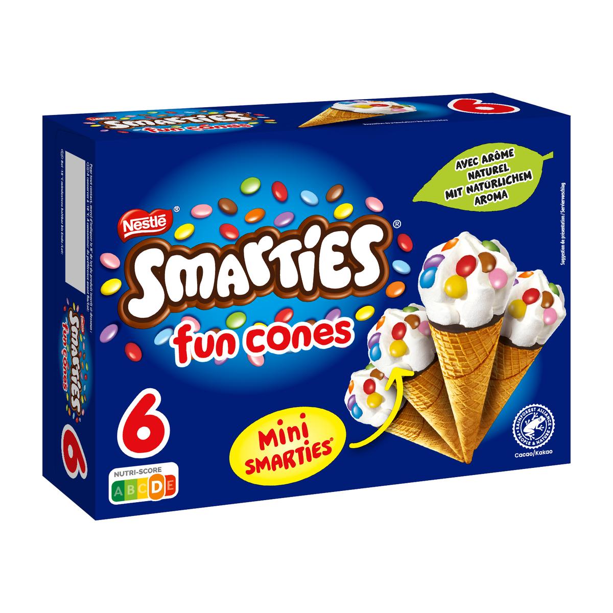 Livraison à domicile Smarties 6 Cônes Smarties, 6x39g