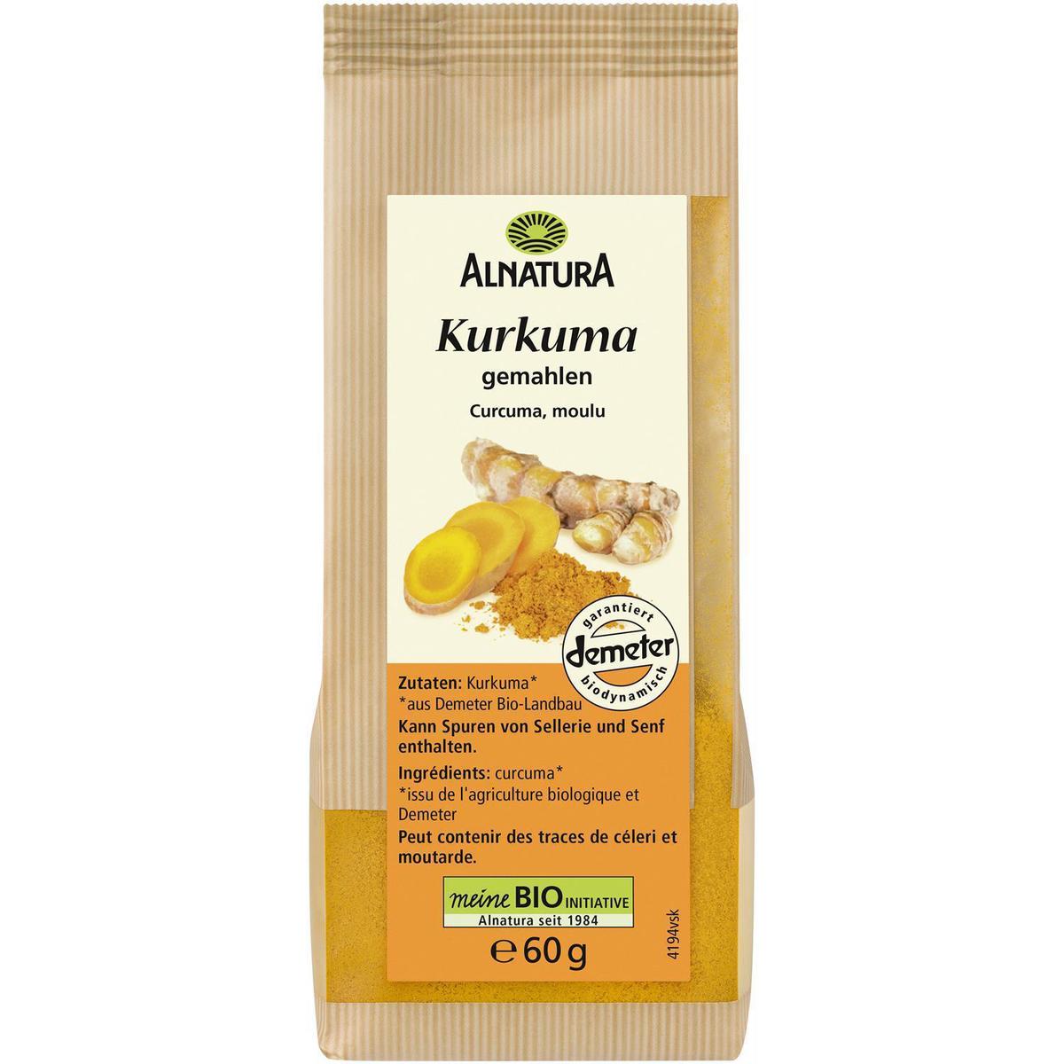 Livraison à domicile Alnatura Curcuma Moulu Bio, 60g
