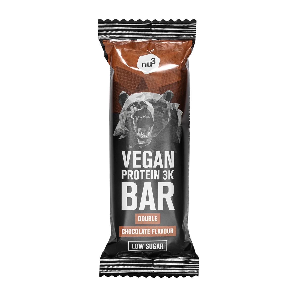 Achat / Vente NU3 Barre Protéinée Vegan Chocolat- Protein 3K Bar, 65g