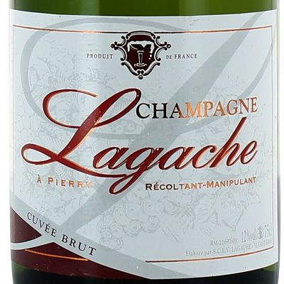 Livraison à domicile Lagache Champagne brut, 75cl